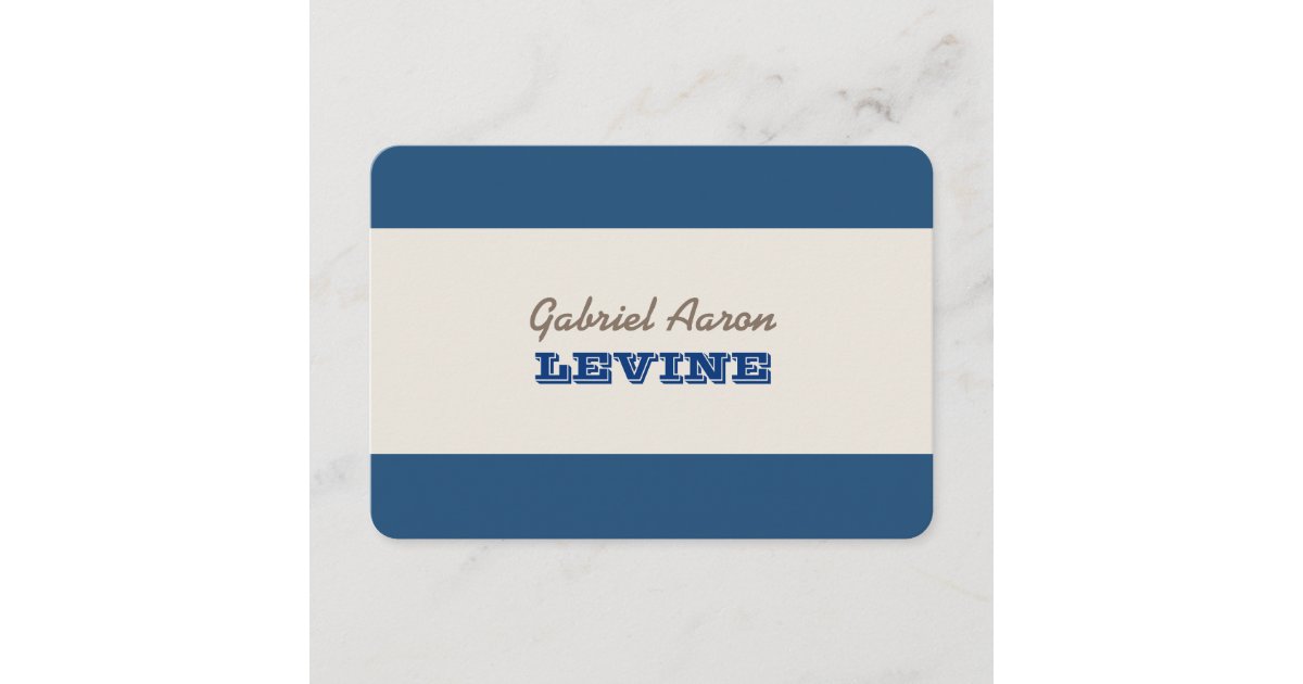 Navy Blue & Silver Note Card | Zazzle.com