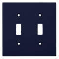 Navy Blue, Simply Navy Blue Color Light Switch Cover | Zazzle