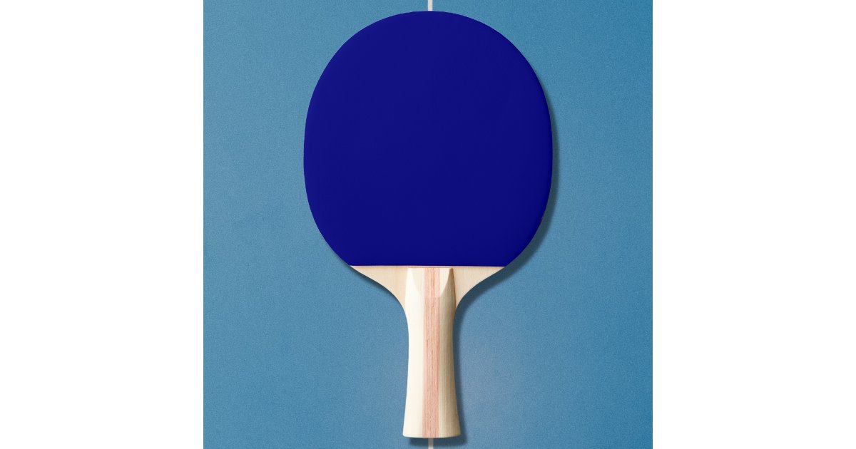 Navy Blue Solid Color Ping Pong Paddle | Zazzle
