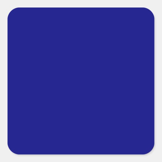 Navy Blue Square Sticker | Zazzle.com