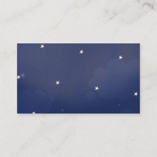Navy Blue Star Sky Book Request Card | Zazzle