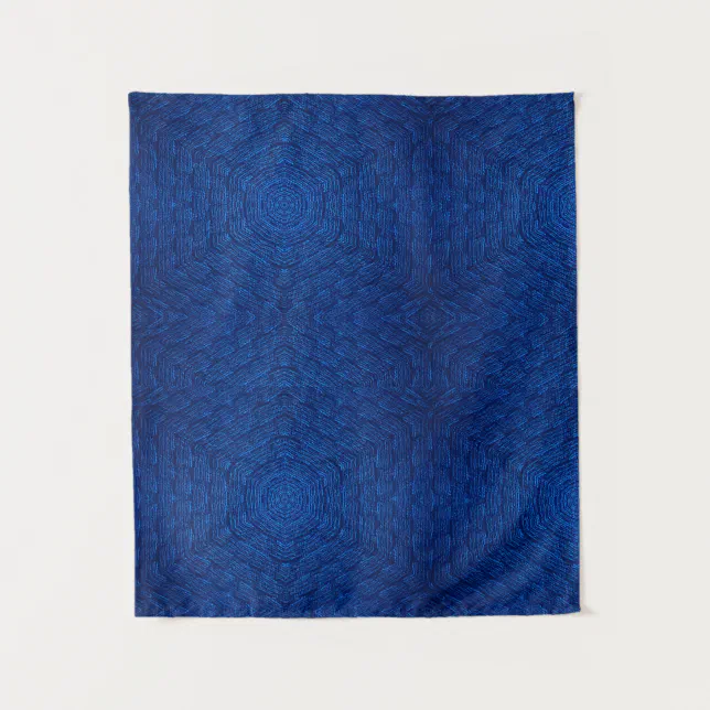 Navy blue textured tapestry | Zazzle