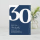 Navy Blue Thirty 30th Birthday Party Invitation | Zazzle