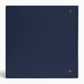 Navy Blue Trust Documents Binder 2" | Zazzle