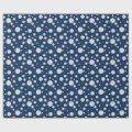 Navy Blue Volleyball Chevron Patterned Wrapping Paper | Zazzle