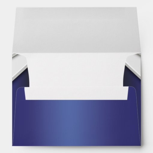 Navy Blue White Pearl Navy Blue Envelopes | Zazzle