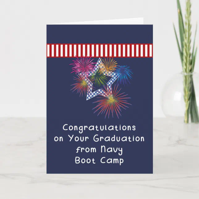 Navy Boot Camp Graduation Card | Zazzle