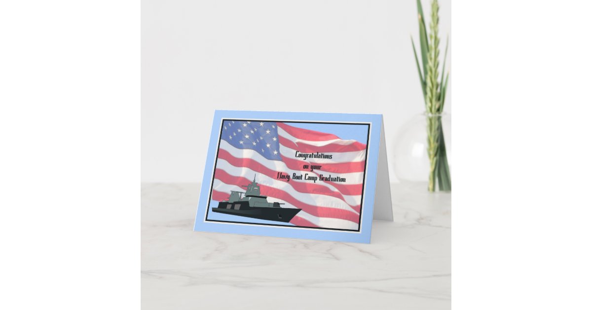 Navy Boot Camp Graduation Card | Zazzle