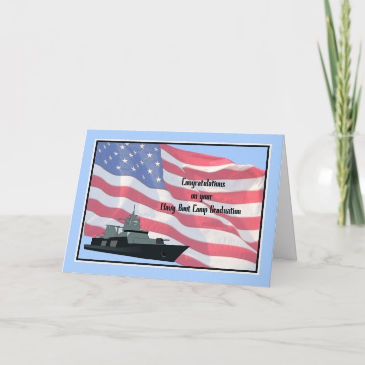 Navy Boot Camp Graduation Card | Zazzle