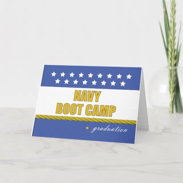 Navy Boot Camp Graduation Card | Zazzle