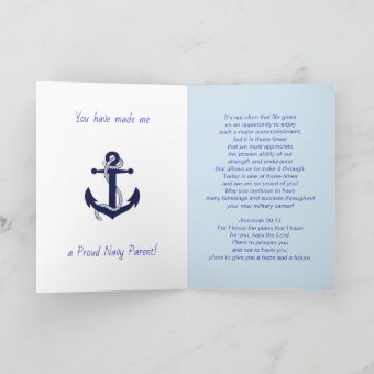 Navy Boot Camp Graduation Greeting Card | Zazzle
