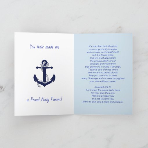 Navy Boot Camp Graduation Greeting Card | Zazzle