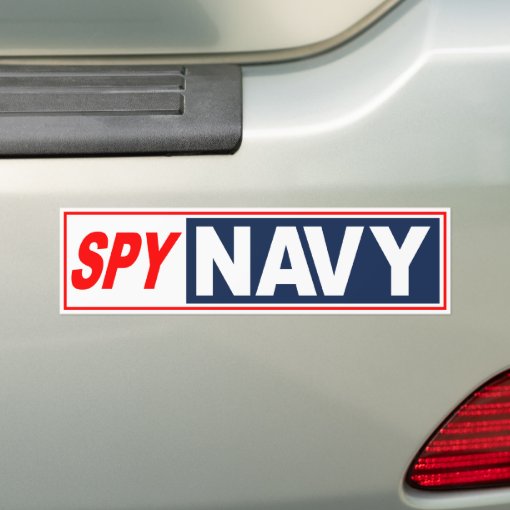 Navy Bumper Sticker | Zazzle