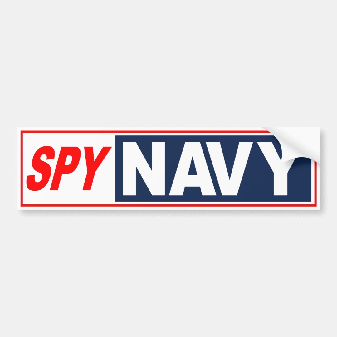 Navy Bumper Sticker | Zazzle