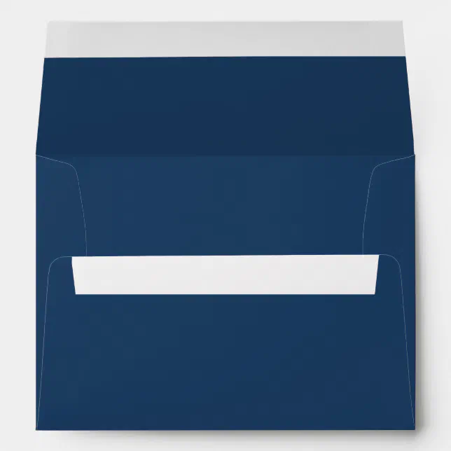 Navy color envelope | Zazzle