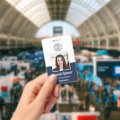 Navy | Employee Photo ID Company Security Badge | Zazzle
