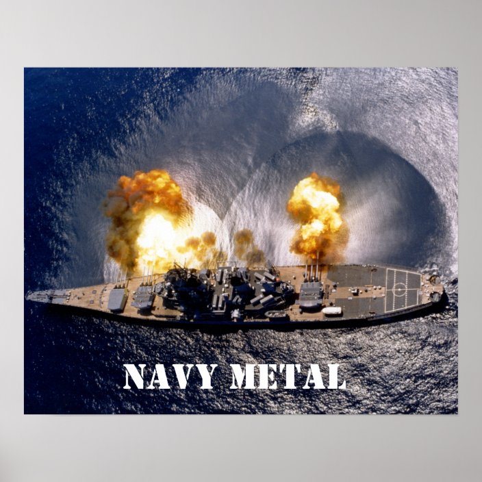 navy metal poster | Zazzle.com