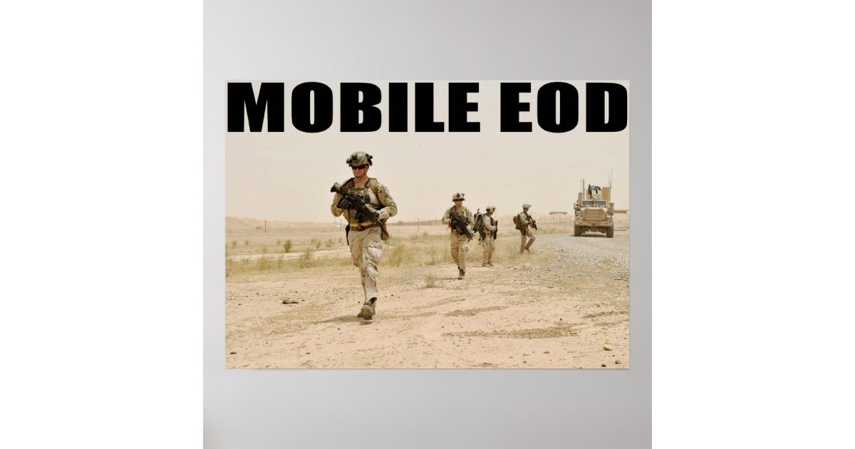 Navy Mobile EOD Poster | Zazzle