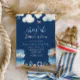 Navy Nautical Birthday Party Invitation | Zazzle
