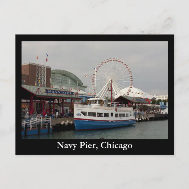 Navy Pier, Chicago Postcard | Zazzle