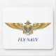 Navy_Pilot_Wings, FLY NAVY Mouse Pad | Zazzle