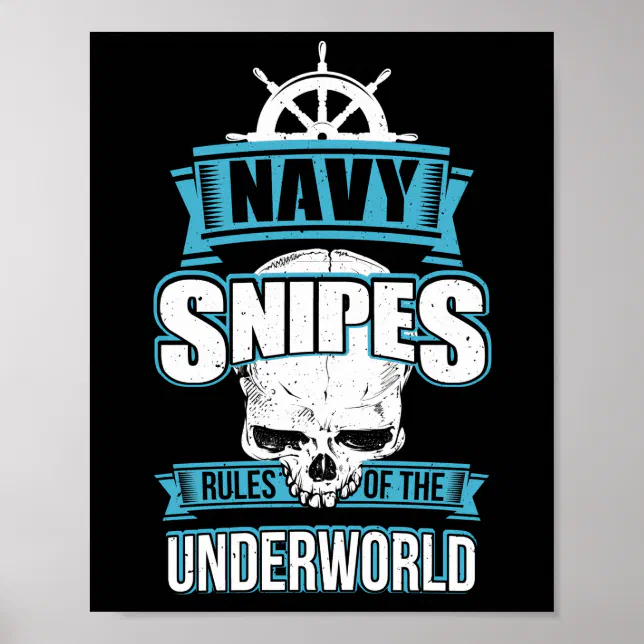 Navy Snipes Rules Of The Underworld Poster | Zazzle