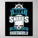 Navy Snipes Rules Of The Underworld Poster | Zazzle