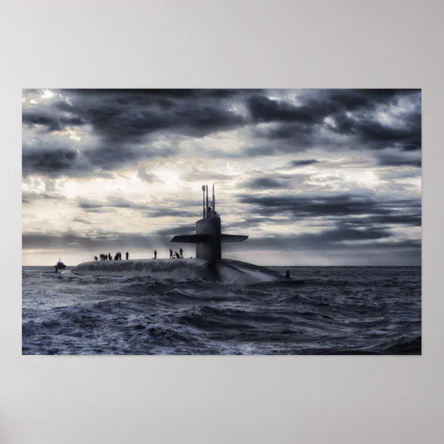 Navy Submarine Poster | Zazzle