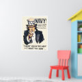 Navy! Uncle Sam is calling you Poster | Zazzle