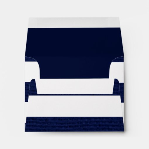 Navy, White Envelope for A2 RSVP | Zazzle