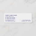 Navy white Security Guard business cards | Zazzle
