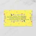 Navy Yellow Bone Homemade Dog Treats Business Card | Zazzle