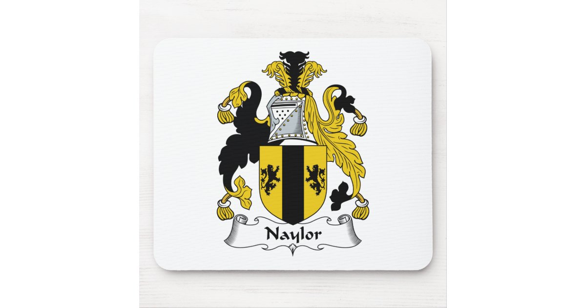 Naylor Family Crest Mouse Pad | Zazzle