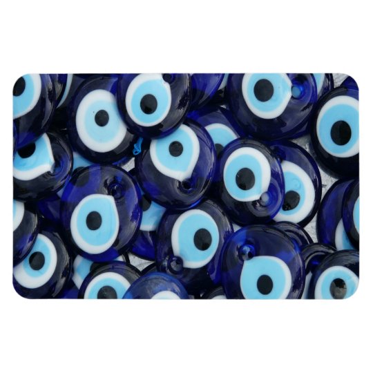 Nazar Amulets Evil Eye Stones Blue Pattern Magnet | Zazzle.com