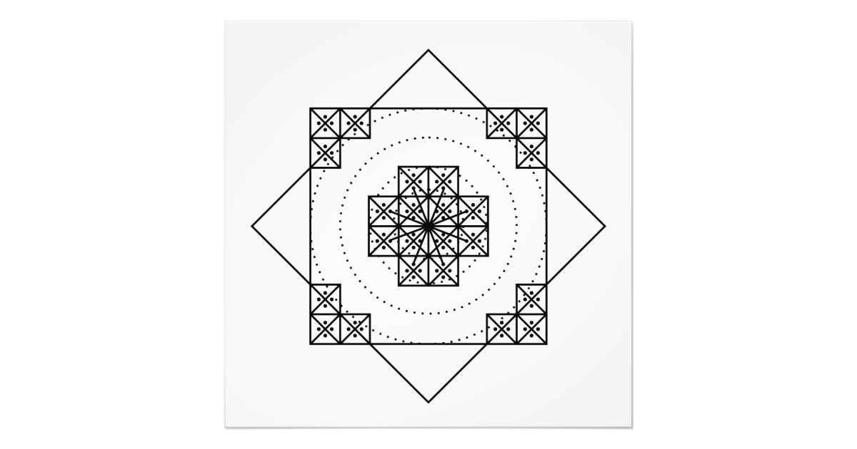 Nazca mandala peru geogliph symbol geometry sacred photo print | Zazzle