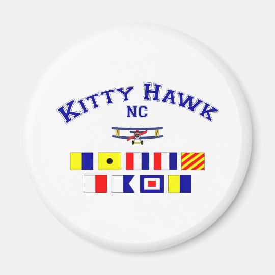NC Kitty Hawk Signal Flags Magnet | Zazzle.com