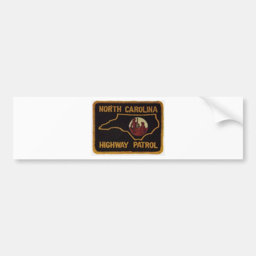 NC STATE TROOPER BUMPER STICKER | Zazzle
