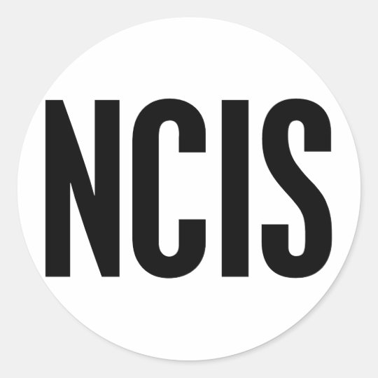 NCIS CLASSIC ROUND STICKER | Zazzle.com