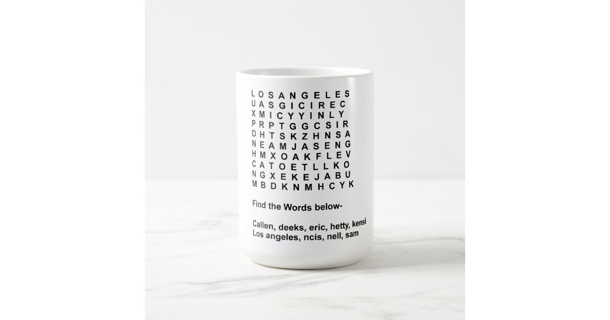 NCIS LA Puzzle Coffee Mug | Zazzle