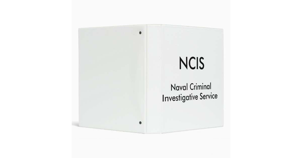 NCIS, Naval Criminal, Investigative Service Binder | Zazzle