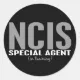NCIS Special Agent In Training 1 Classic Round Sticker | Zazzle