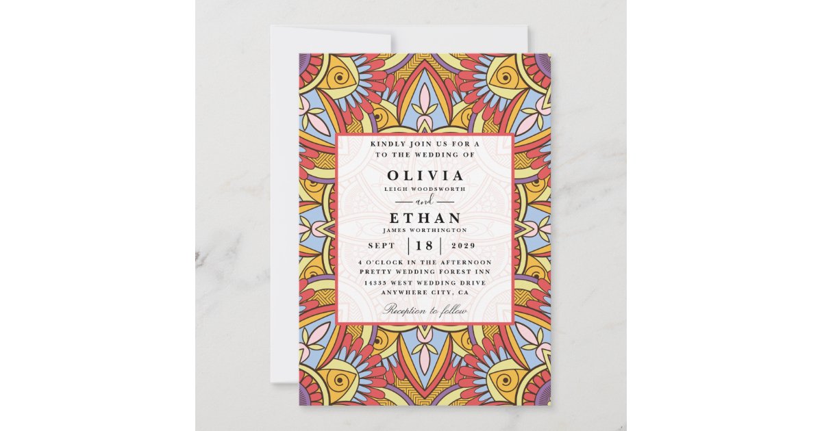 Ndebele traditional wedding invitations | Zazzle