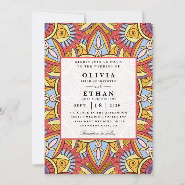 Ndebele traditional wedding invitations | Zazzle