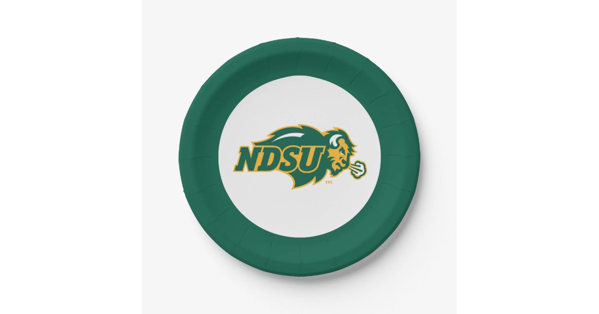 NDSU Bison Paper Plates | Zazzle