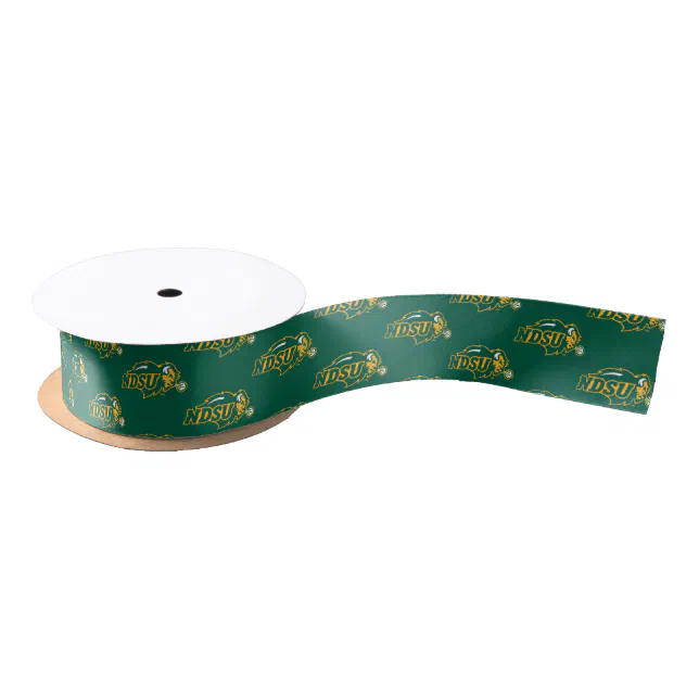 NDSU Bison Satin Ribbon | Zazzle