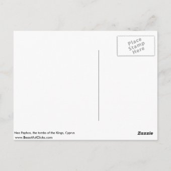 Nea Paphos, the tombs of the Kings, Cyprus Postcard | Zazzle