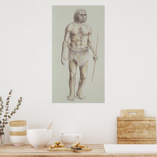 Neanderthal Man Poster | Zazzle