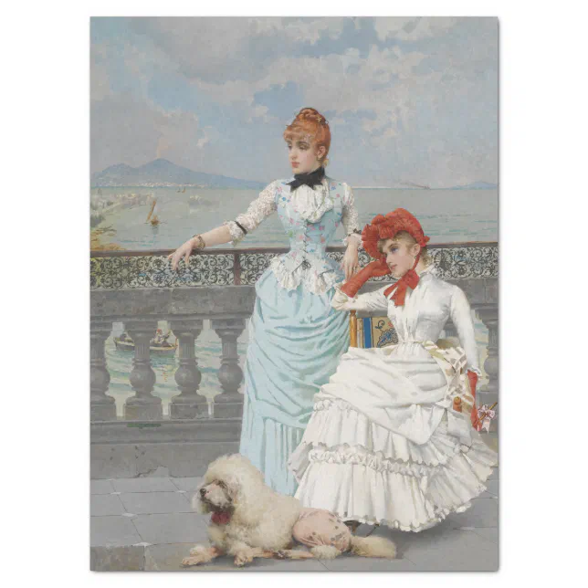 Neapolitan Beauties (Elegant Italian Young Women) Tissue Paper | Zazzle