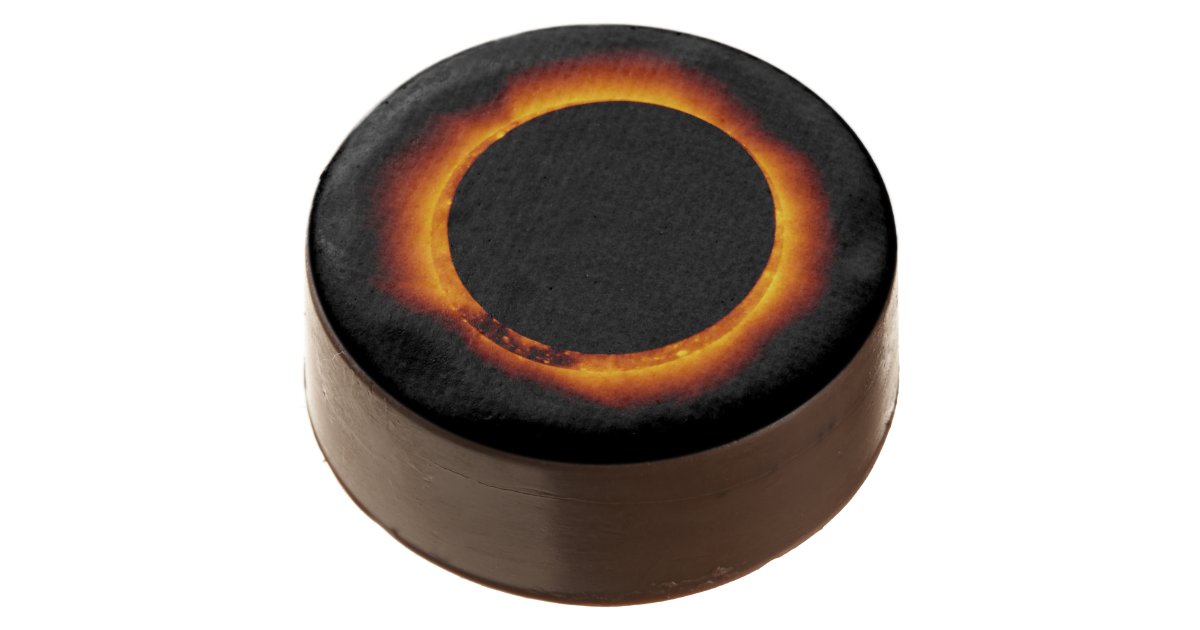 Near Total Solar Eclipse Chocolate Covered Oreo | Zazzle
