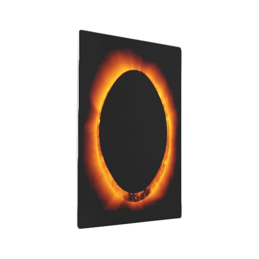 Near Total Solar Eclipse Metal Print | Zazzle